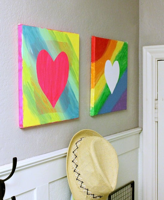 Easy Canvas Art Canvas Art Projects For Kids POPSUGAR Moms Photo 1