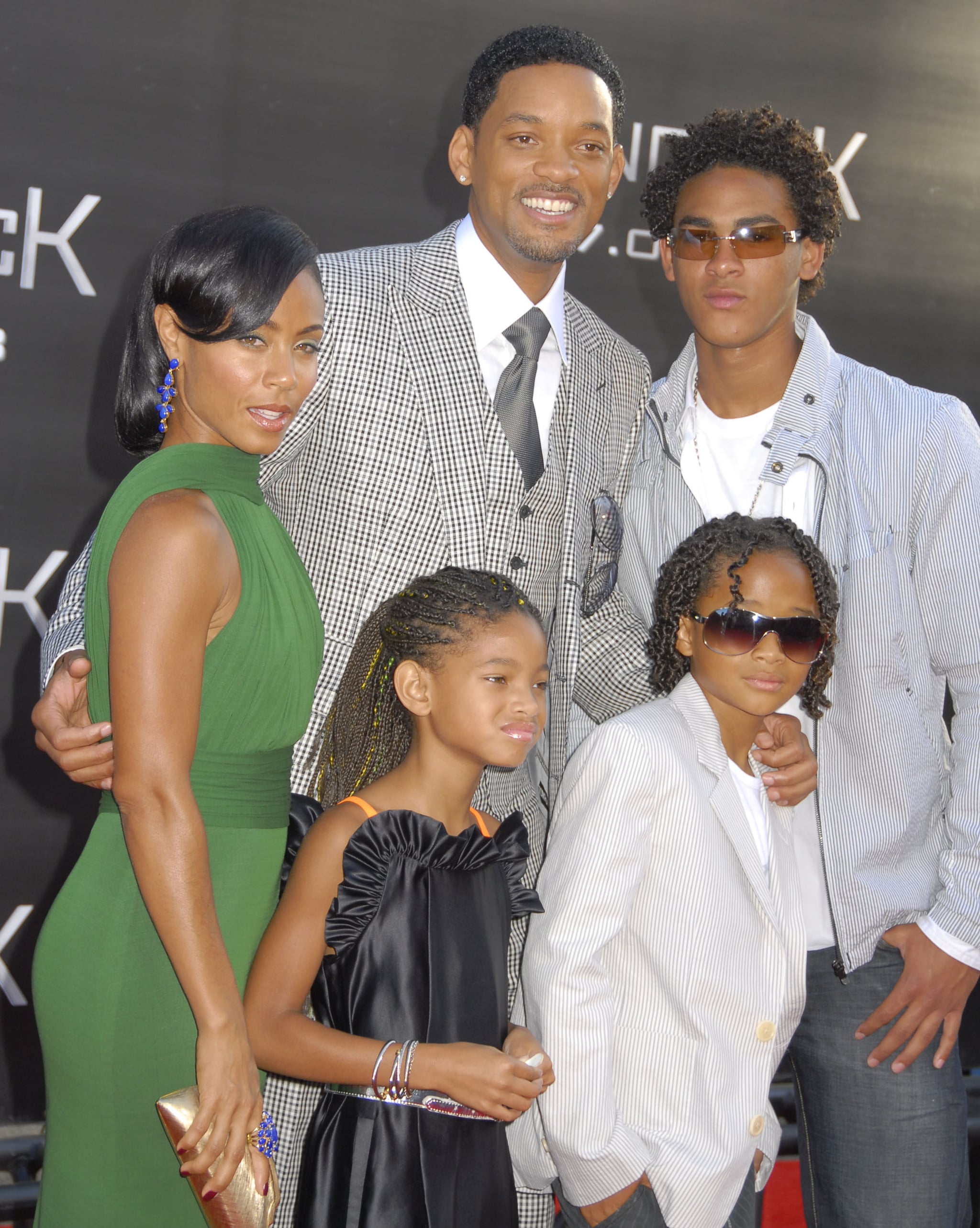 Will Smith And Family 2009