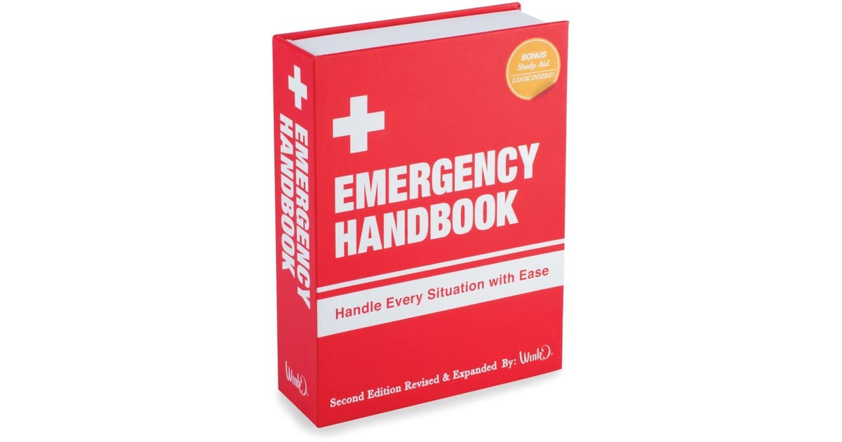 Emergency Handbook Book Flask | Funny Gifts For Friends | POPSUGAR ...