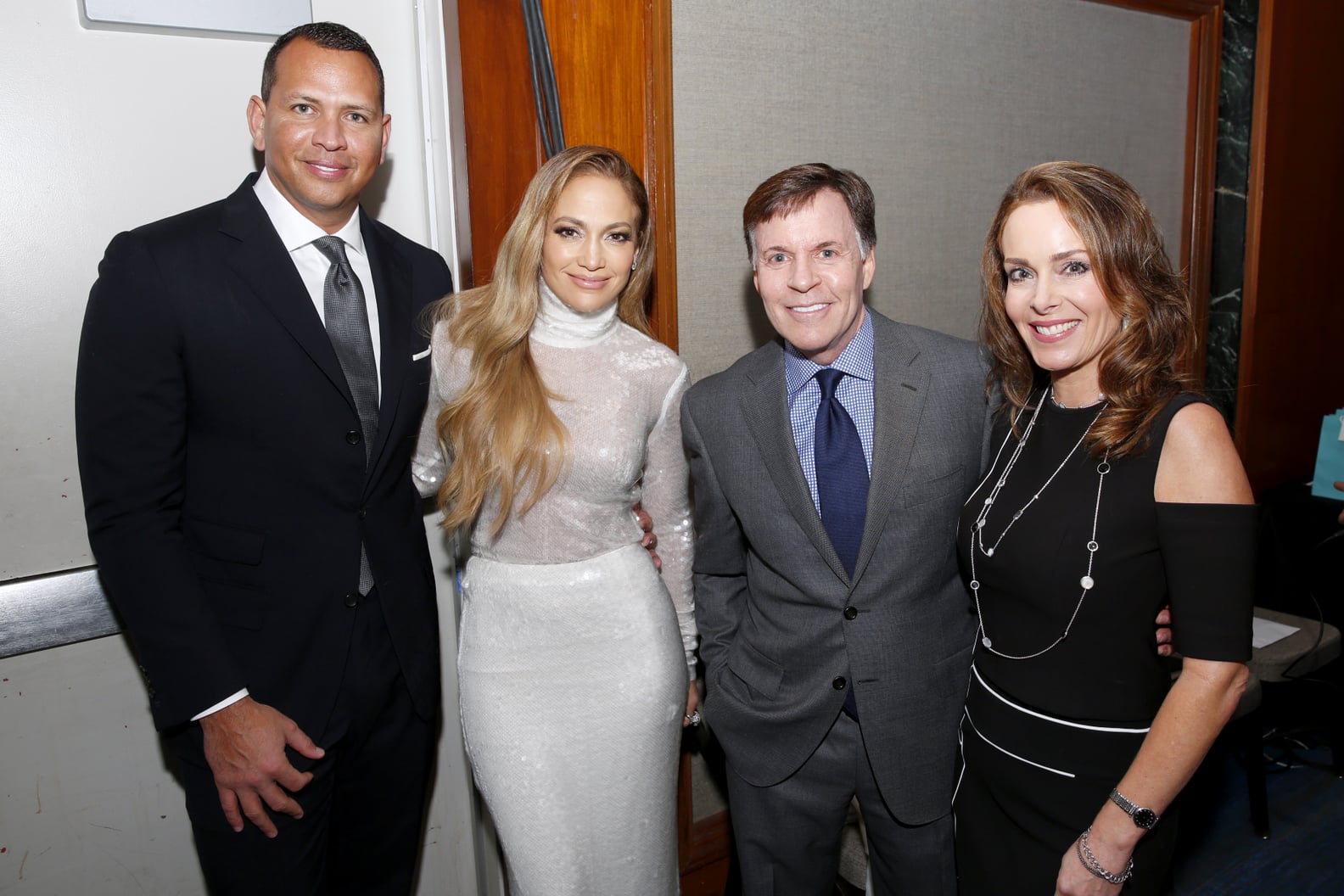 Jennifer Lopez's White Sequin Outfit by Sally LaPointe 2018 | PS Fashion