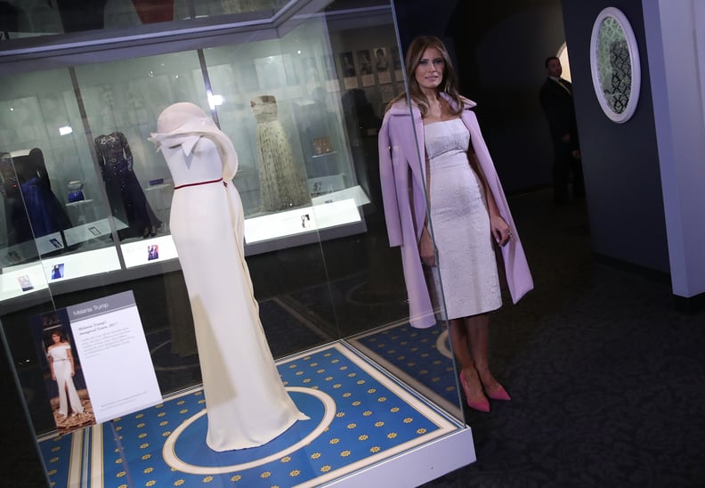 Melania Trump's Inaugural Dress at Smithsonian Museum | POPSUGAR Fashion