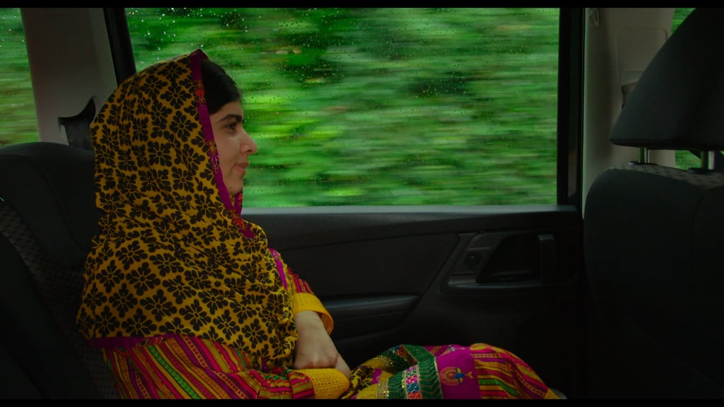 Malala takes a car ride in Birmingham, England, where her family has ...