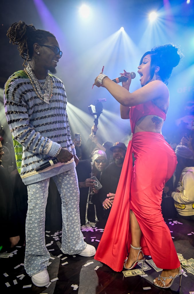 Cardi B's Cutout Red Valdrin Sahiti Dress For New Year's Eve | POPSUGAR ...