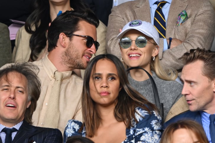 Jonathan Bailey and Ariana Grande at Wimbledon 2023 | Celebrities at ...