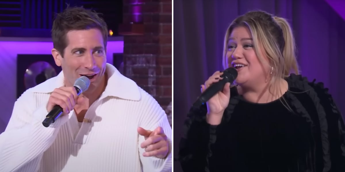 Kelly Clarkson and Jake Gyllenhaal Sing Achy Breaky Heart | POPSUGAR ...