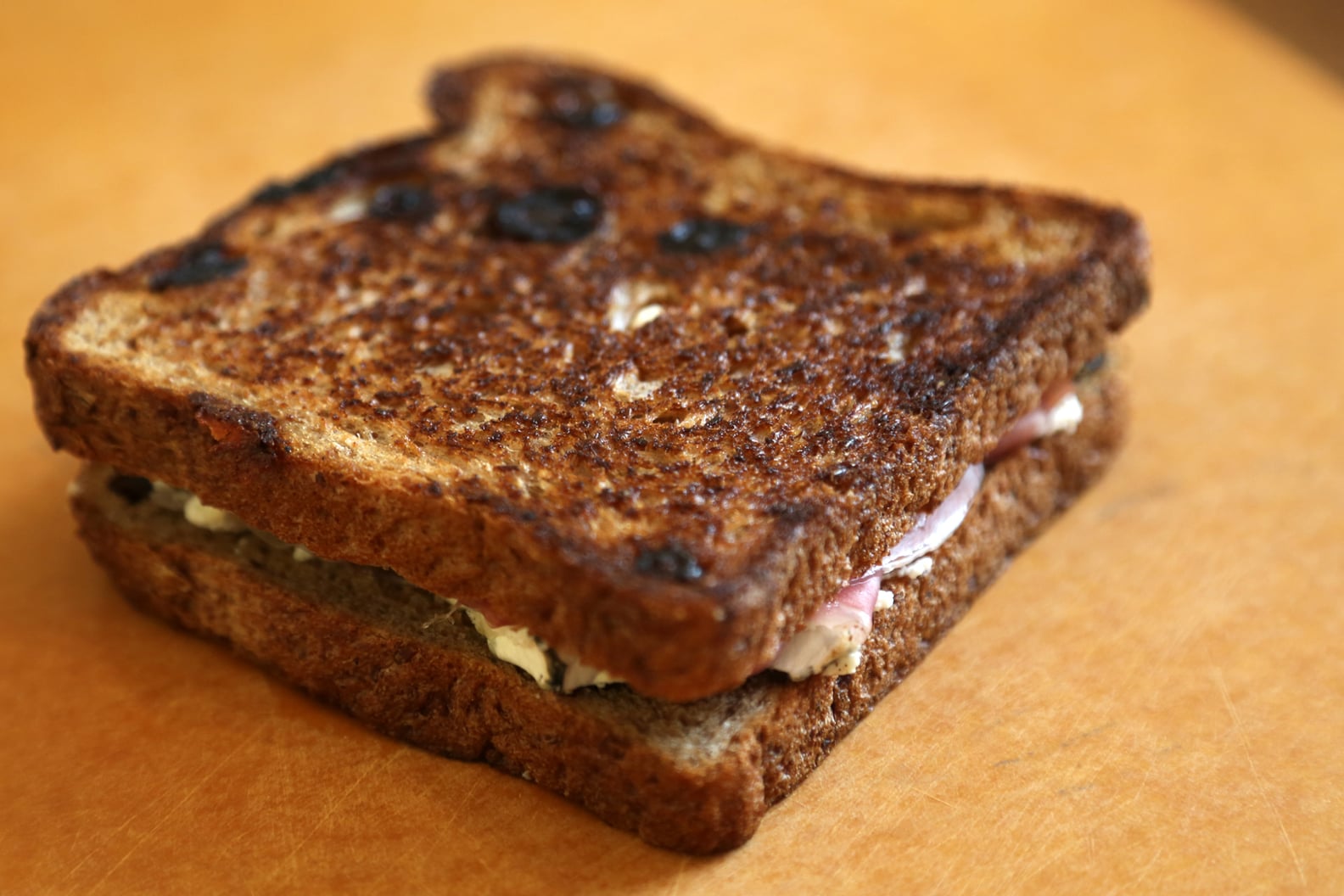 Humboldt Fog and Prosciutto Grilled Cheese | PS Food