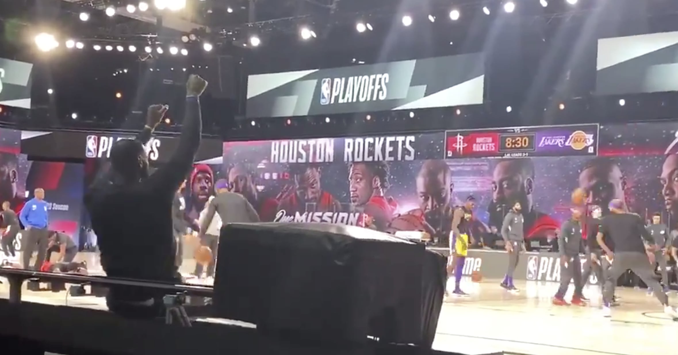 Watch LeBron James's Impressive Seated 3-Pointer Shot | PS Fitness