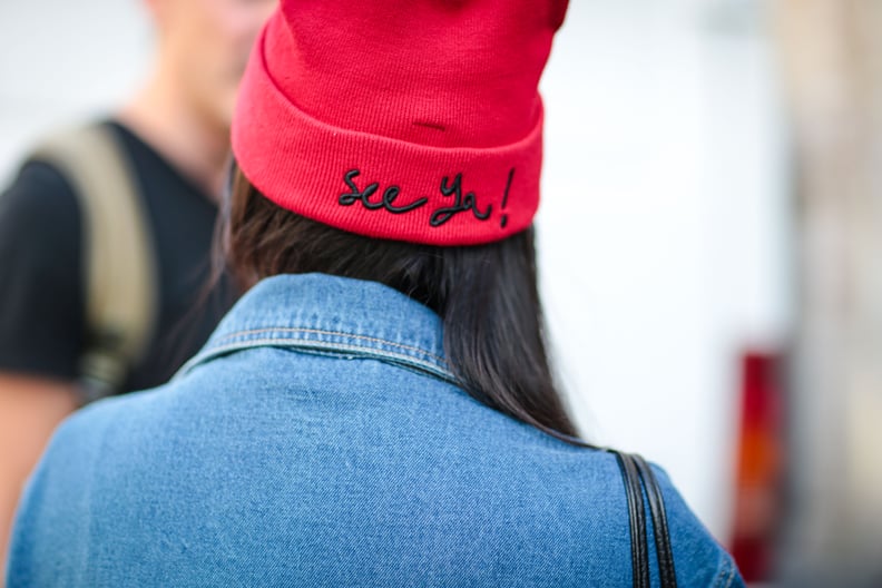 Slogan Street Style at Paris Fashion Week Spring 2017 | PS Fashion