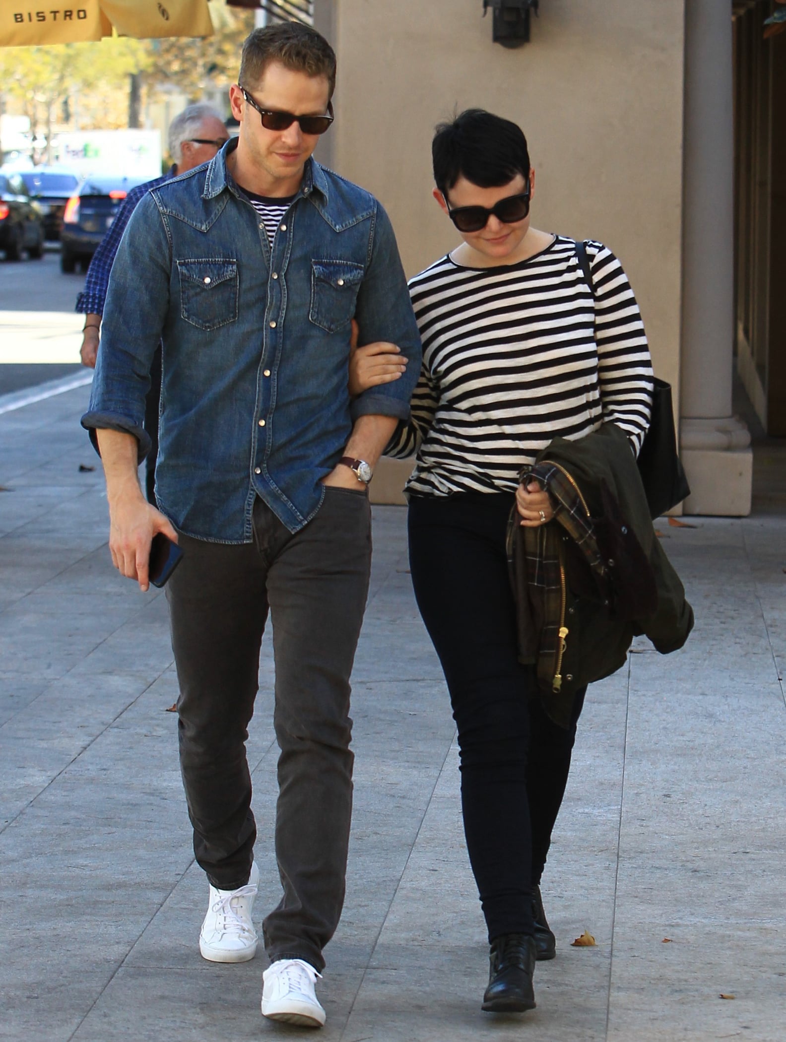 Ginnifer Goodwin and Josh Dallas Out For Lunch in LA | PS Celebrity