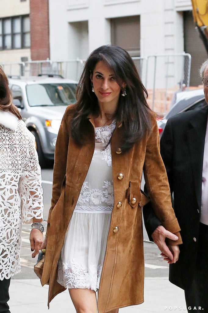 Amal Alamuddin With George Clooney and Her Parents | Photos | POPSUGAR ...