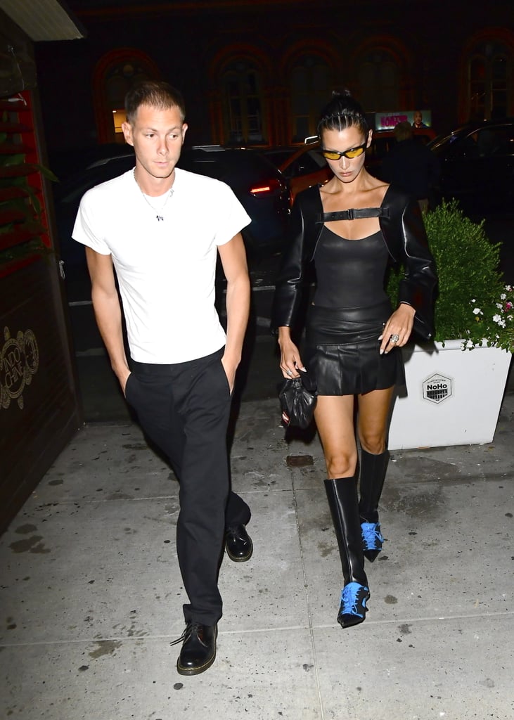 Bella Hadid's Nike Kitten Heel Boots at Fendi Afterparty | POPSUGAR Fashion