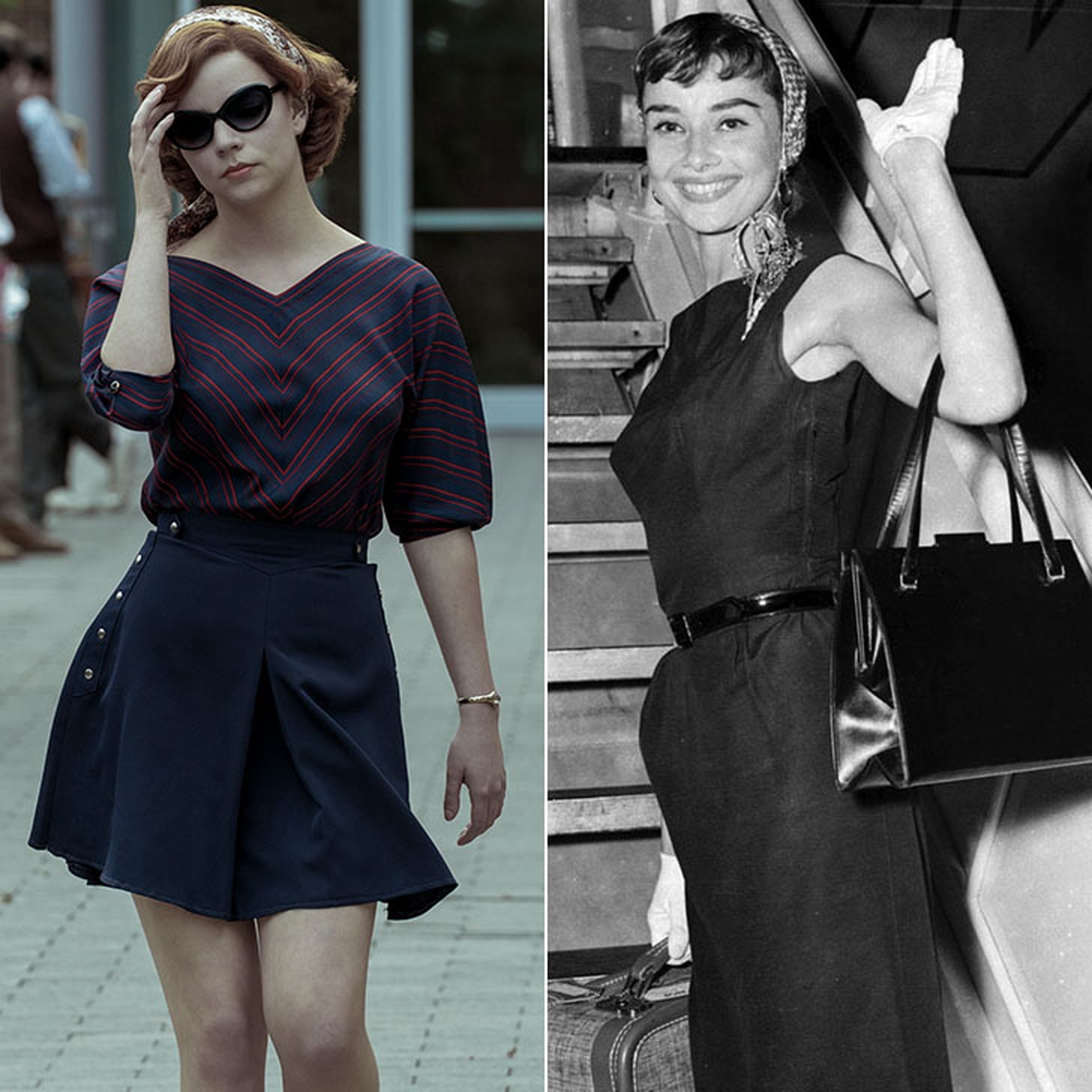 The Queen's Gambit: Beth's Style Is Based on Audrey Hepburn | PS Fashion