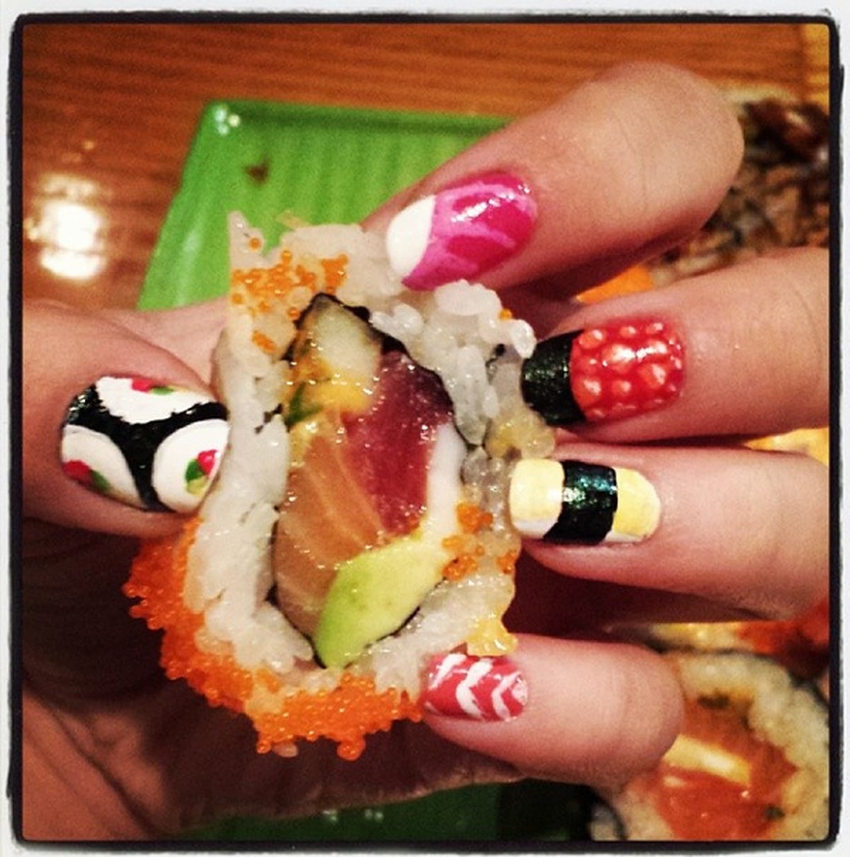 Sushi Nail Art | PS Beauty