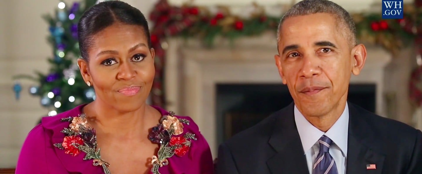 Obamas' Last Christmas Video | PS News
