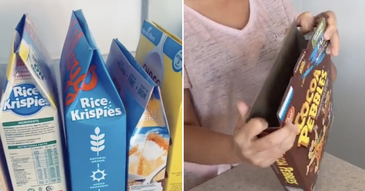 Hack For Closing a Cereal Box | TikTok Videos | PS Food
