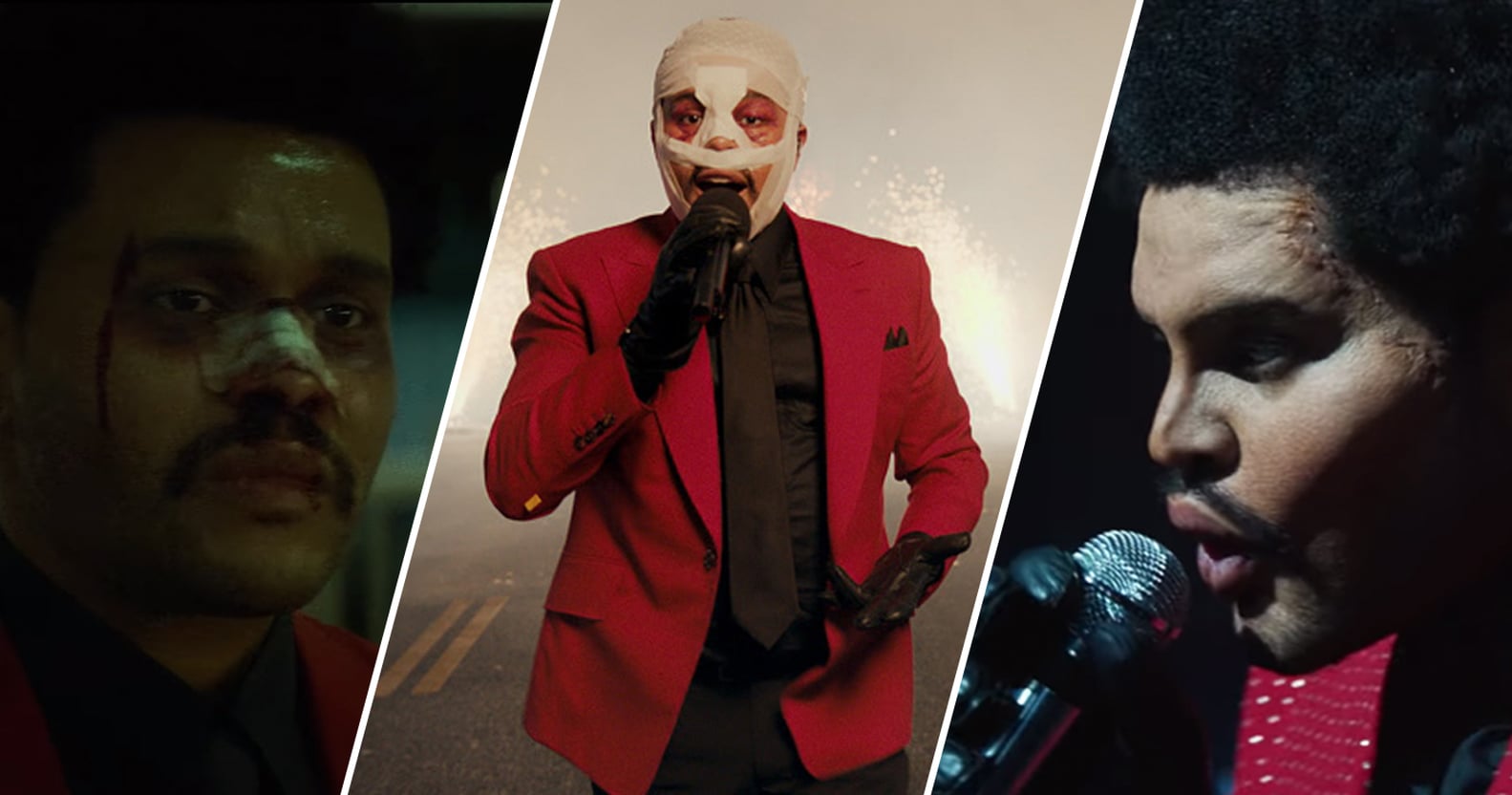 The Weeknd's Face Bandages Explained | PS Entertainment