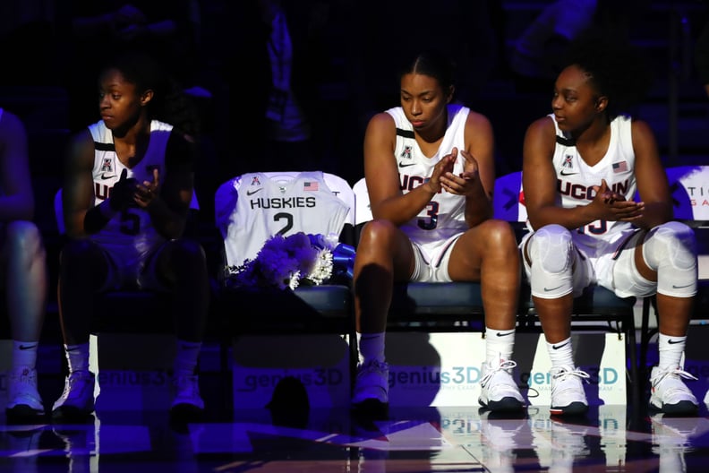 The UConn Huskies Honored Gianna Bryant With a Jersey | POPSUGAR Fitness
