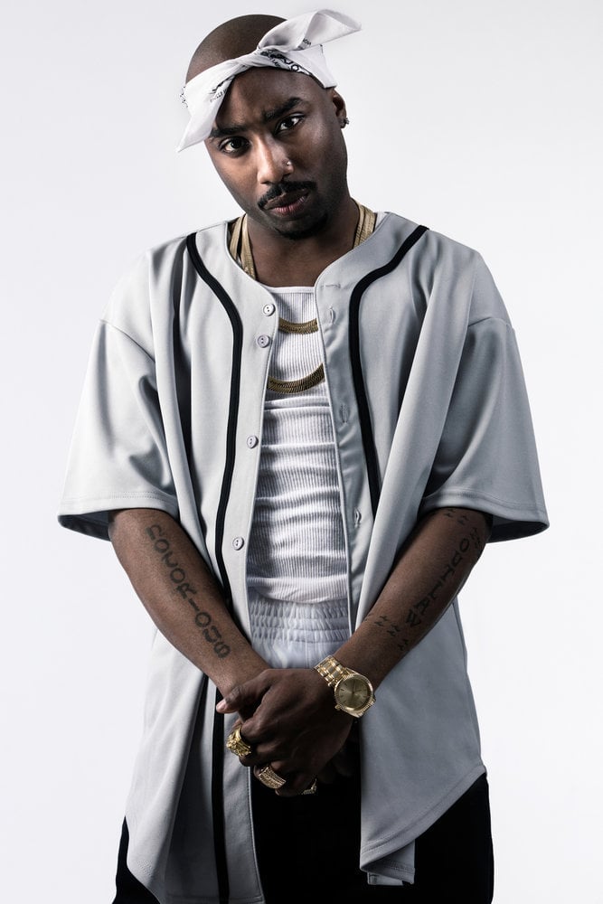 Marcc Rose as Tupac Shakur | Unsolved TV Show Cast | POPSUGAR ...