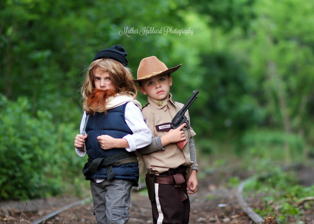 Children cosplaying the walking dead | Lipstick Alley
