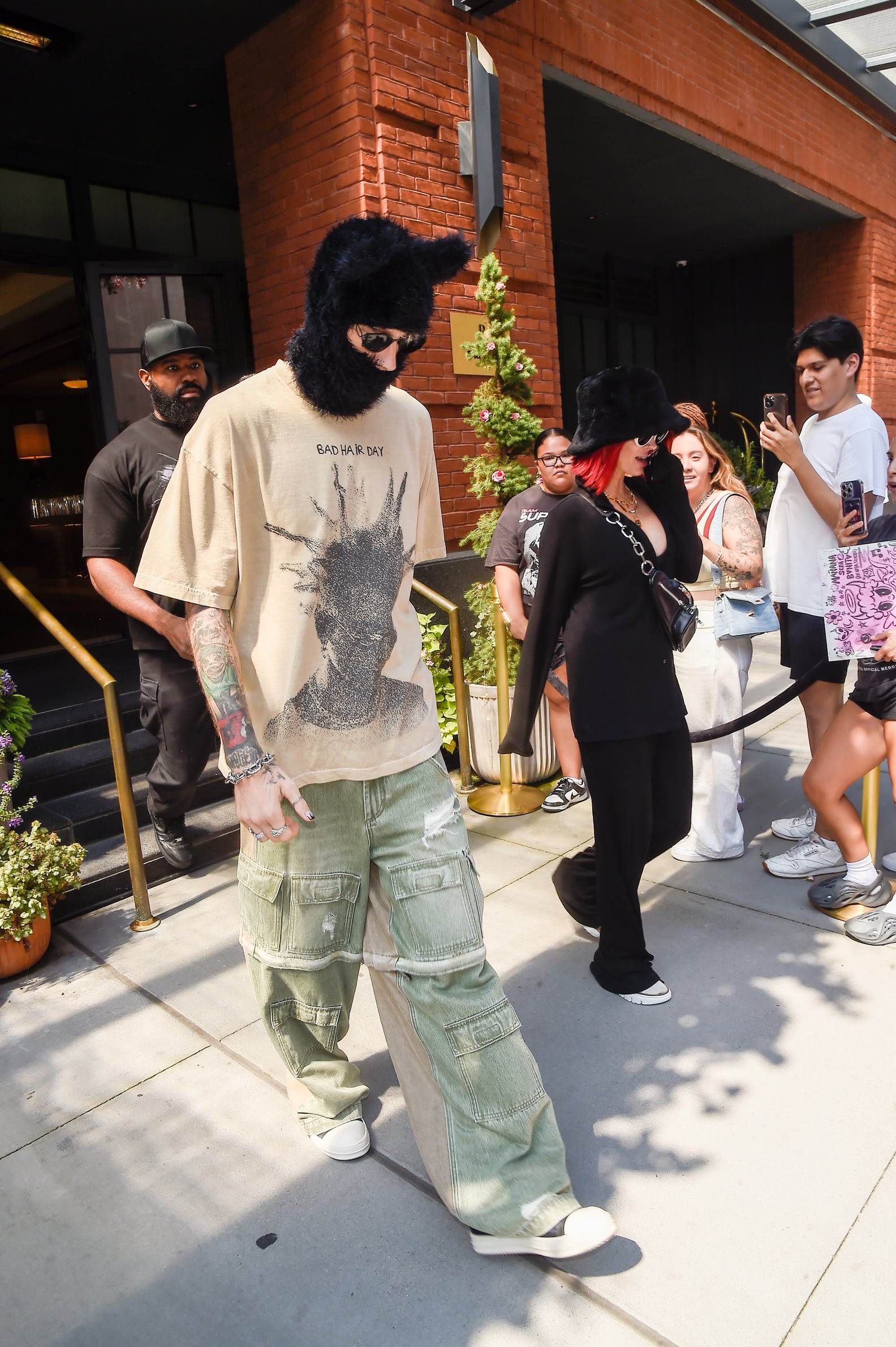 Megan Fox and Machine Gun Kelly's Fuzzy Hats in NYC | PS Fashion