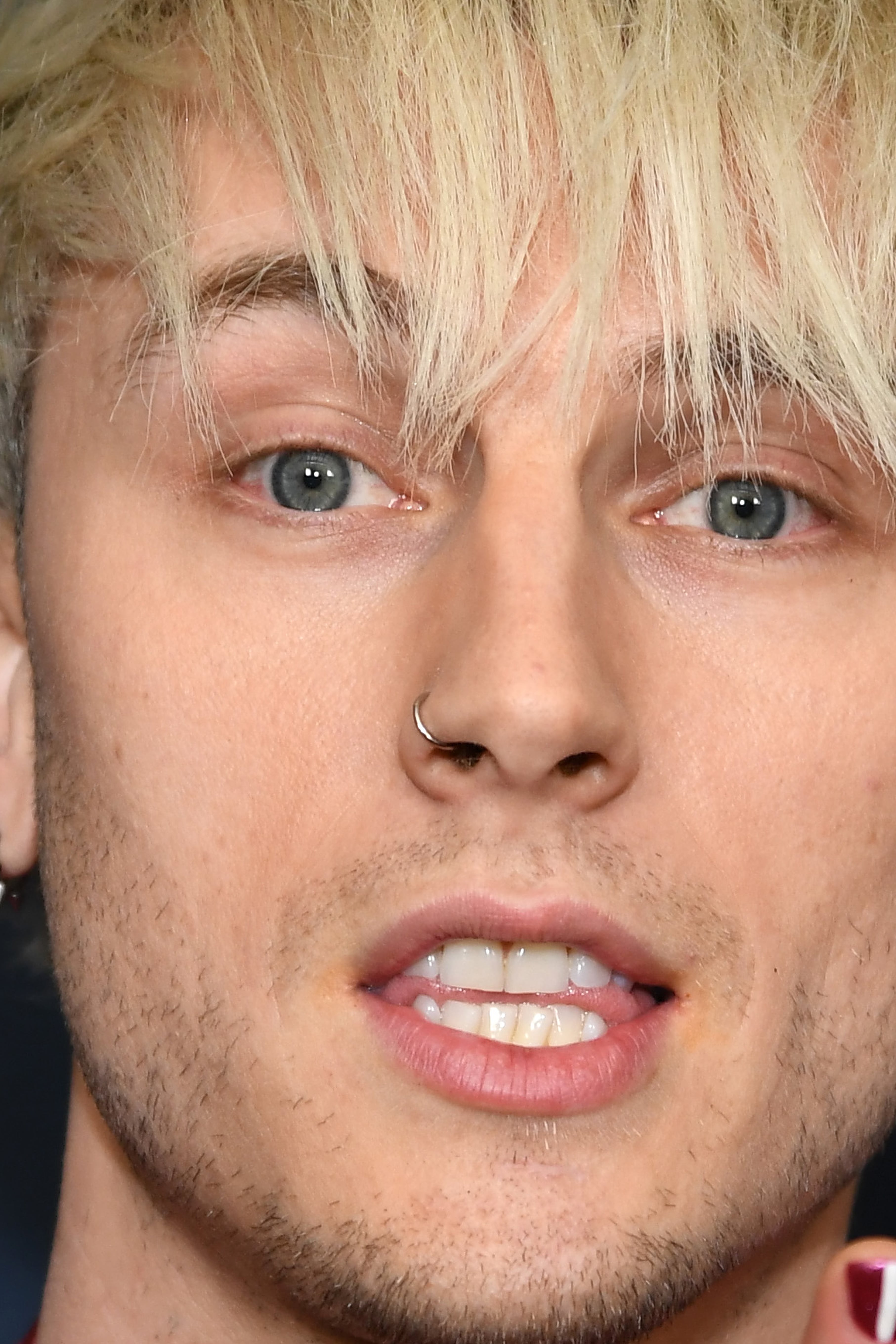 Machine Gun Kelly’s Evil-Eye Nail Art | POPSUGAR Beauty