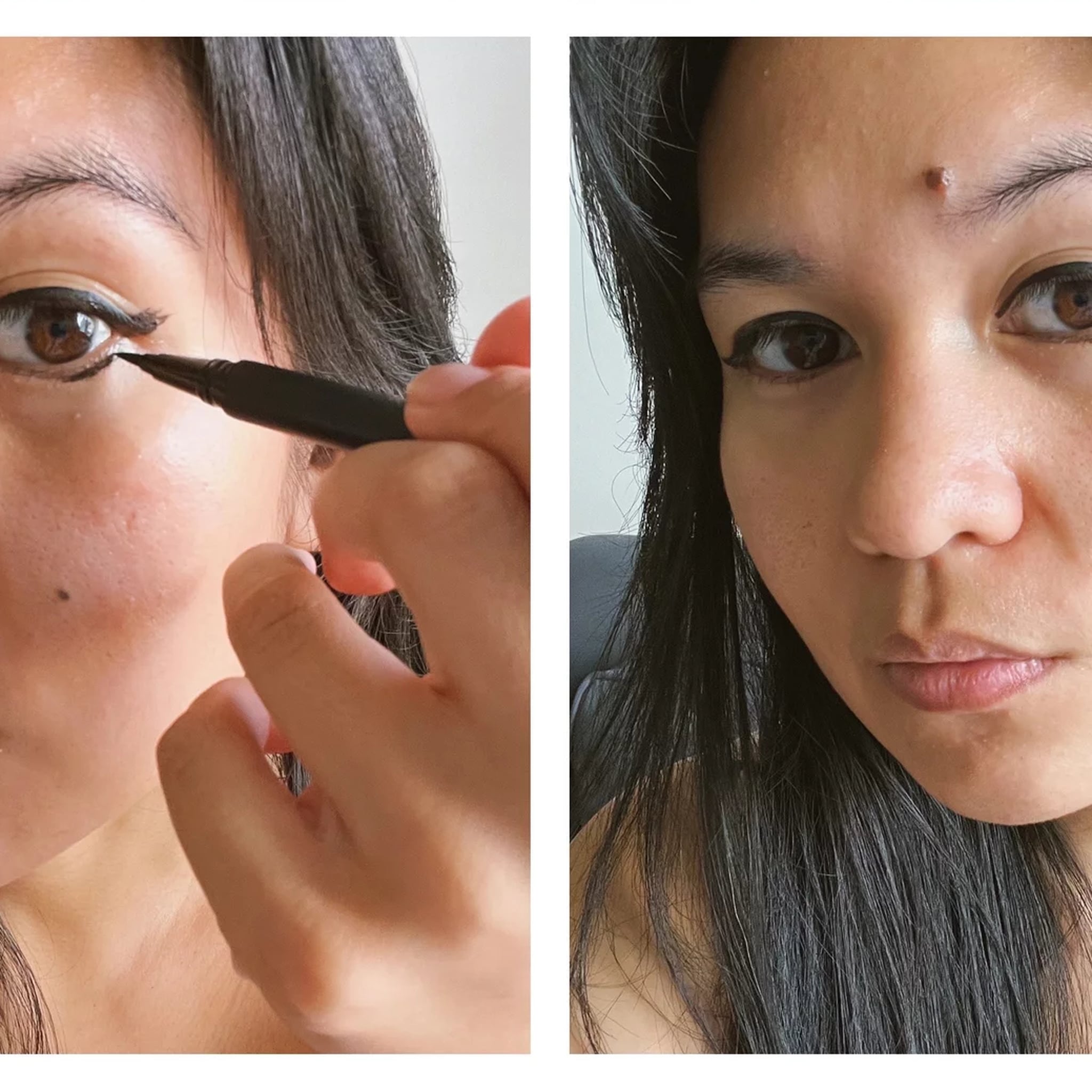 I Tried Fishtail Eyeliner: Step-by-Step Photos | POPSUGAR Beauty