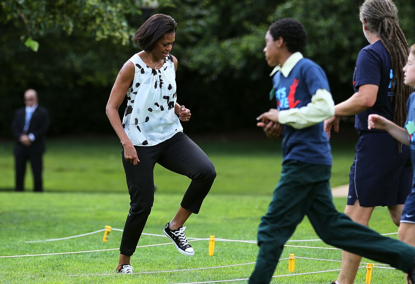 Michelle Obama Wearing Converse Sneakers | PS Fashion