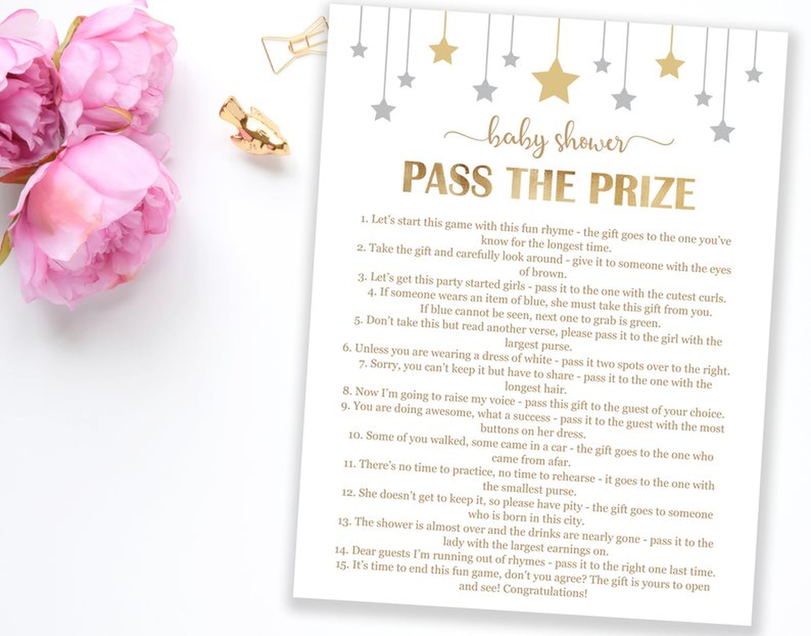 Printable Baby Shower Games | PS UK Parenting