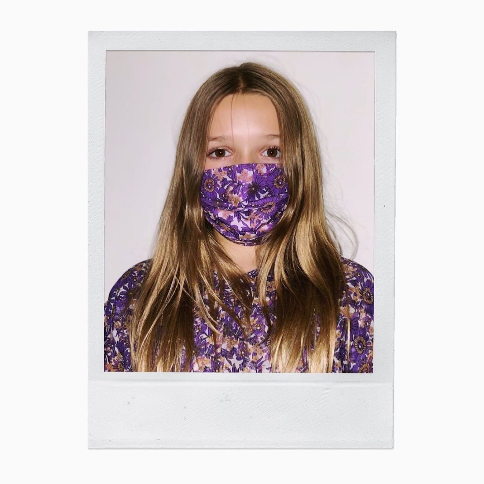 Harper Beckham Wears a Victoria Beckham Dress and Face Mask | PS Fashion