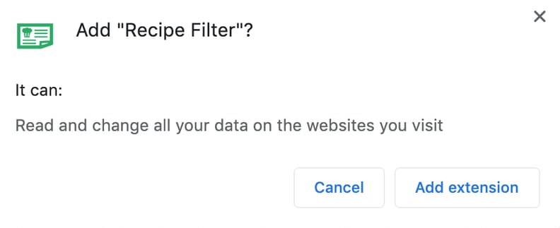 How to Install the Recipe Filter Browser Extension | POPSUGAR Tech