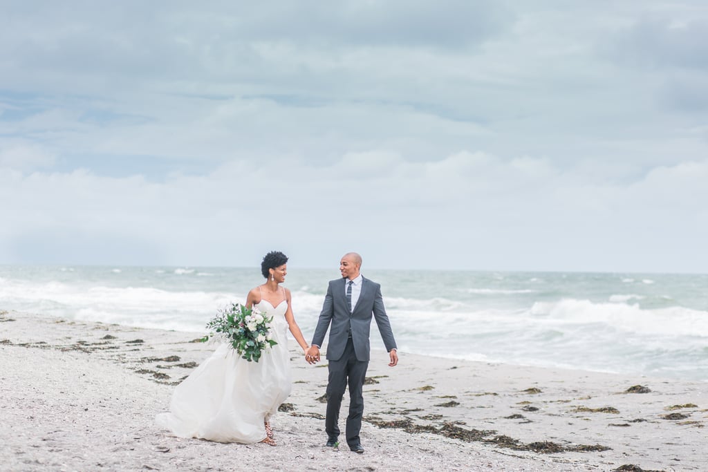 First Look Wedding Photo Shoot On The Beach Popsugar Love And Sex Photo 31