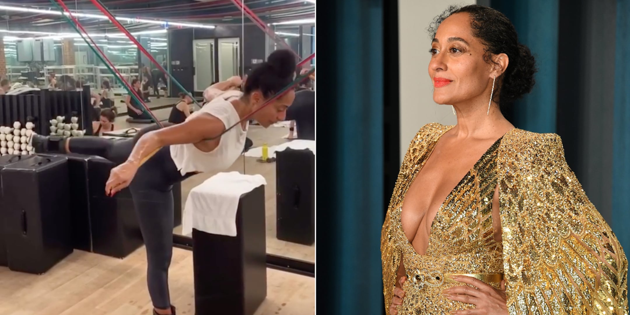 Tracee Ellis Ross's Lower Body and Posture Workout Video | PS Fitness