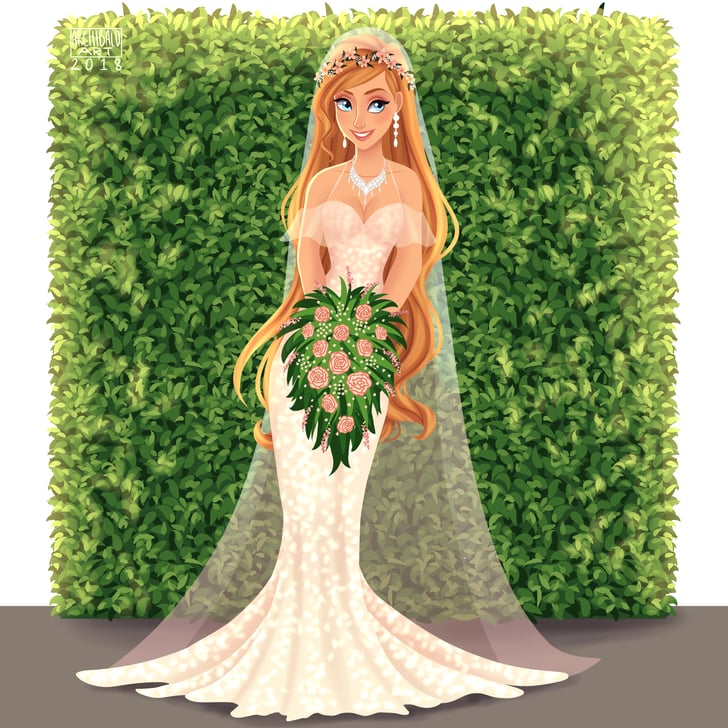 Gisele as a Bride | Best Disney Princess Fan Art | POPSUGAR Love UK ...