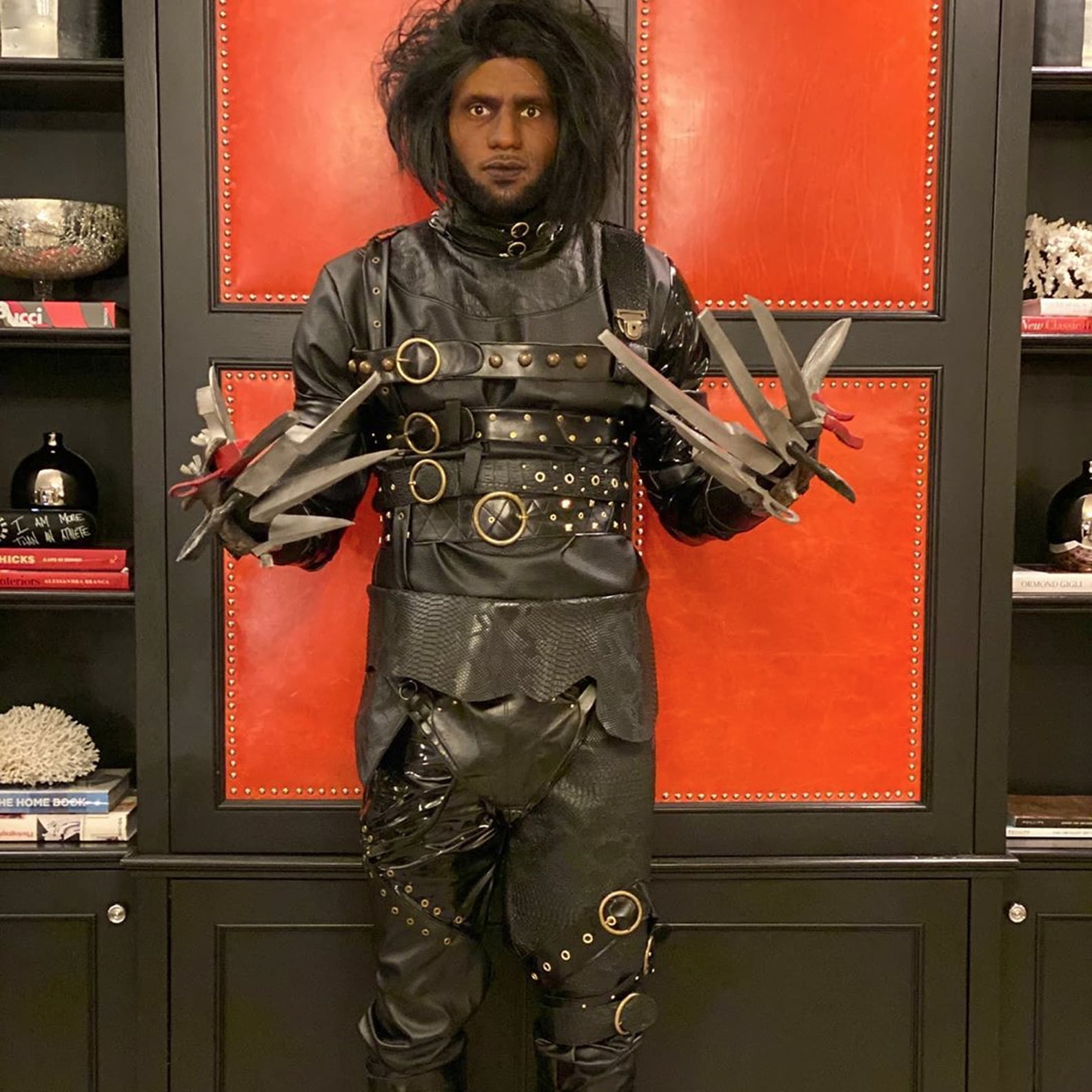 LeBron James Dressed as Edward Scissorhands For Halloween | PS Celebrity