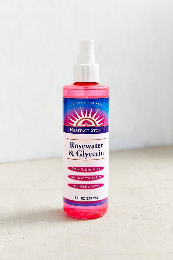 Heritage Store Rosewater And Glycerin Spray Best Skincare Products From