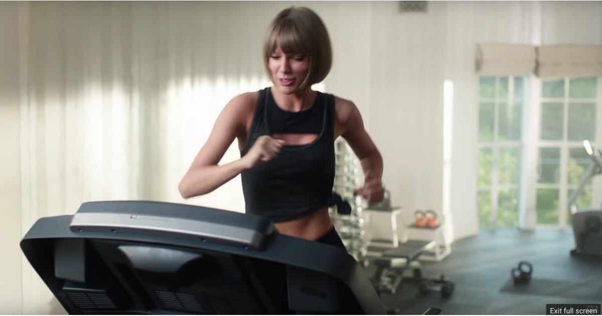 Taylor Swift Falls Off Treadmill Video | POPSUGAR Fitness