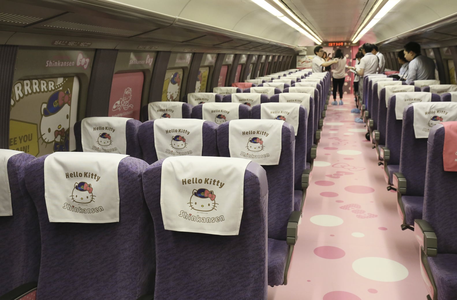 Hello Kitty Bullet Train Japan | POPSUGAR News