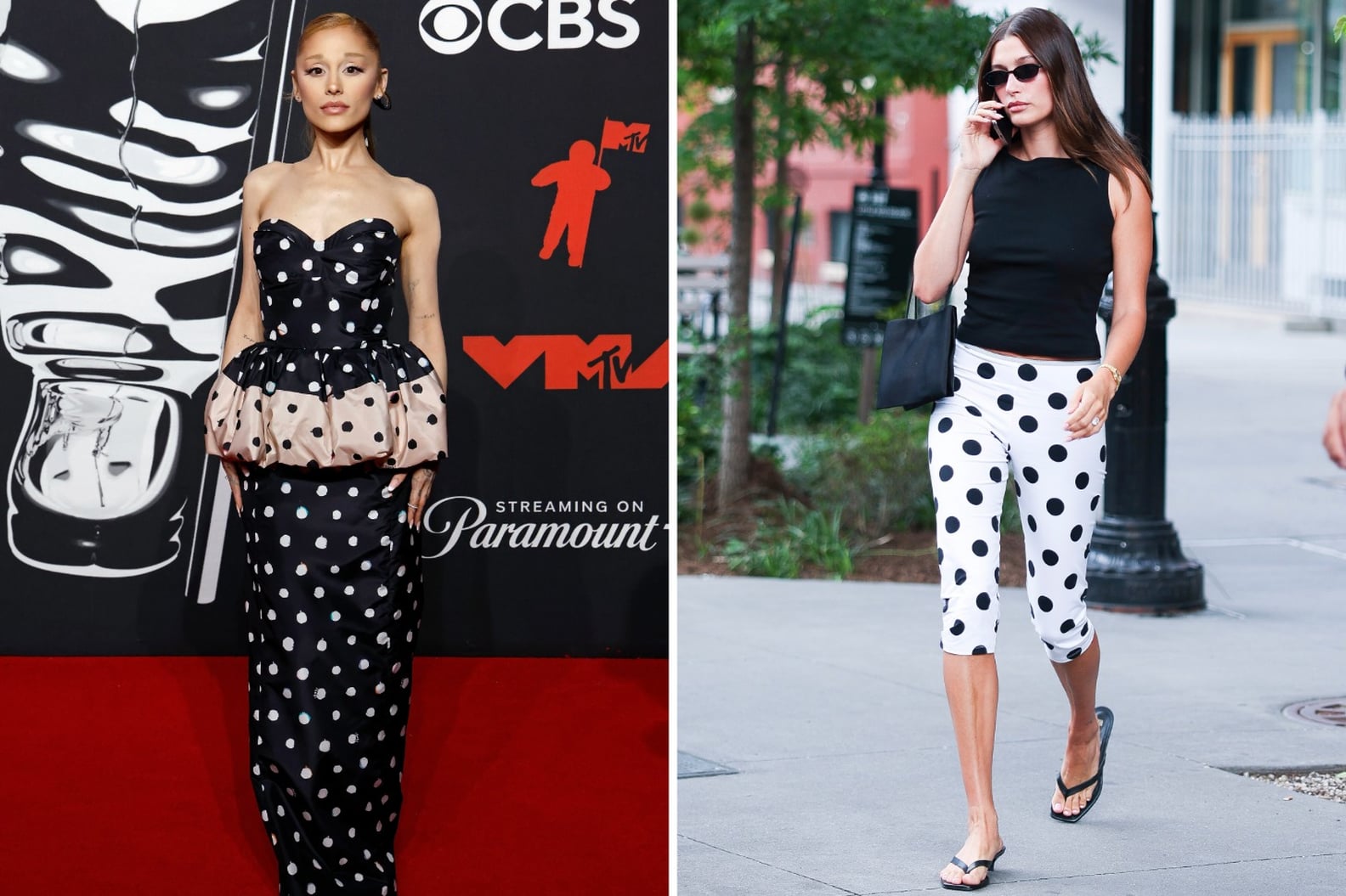 The Viral Polka Dot Trend Seen on Ariana Grande & Dua Lipa | PS Shopping