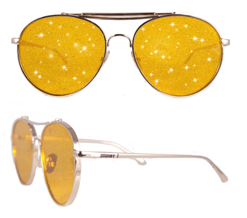 Planet I Glitter Lens Glasses | PS Fashion