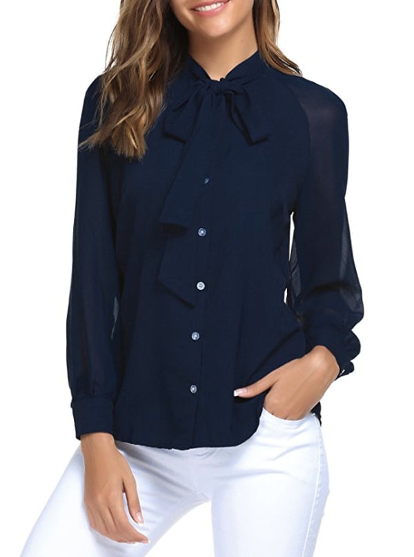 Button Down Blouses on Amazon | POPSUGAR Fashion