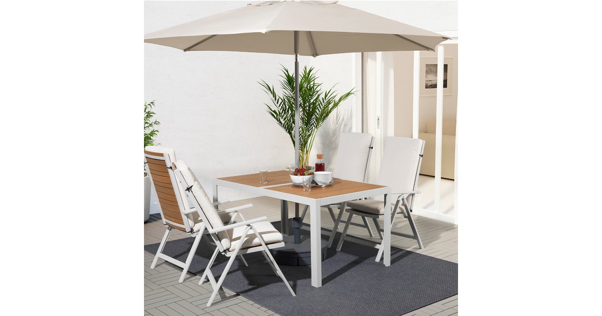 Själland Table With 4 Reclining Chairs | Best Ikea Outdoor Furniture ...