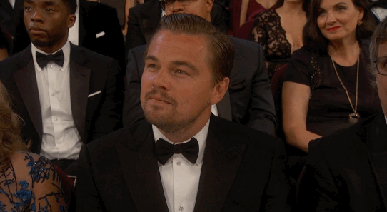 Leonardo DiCaprio Wins an Oscar GIFs | PS Entertainment