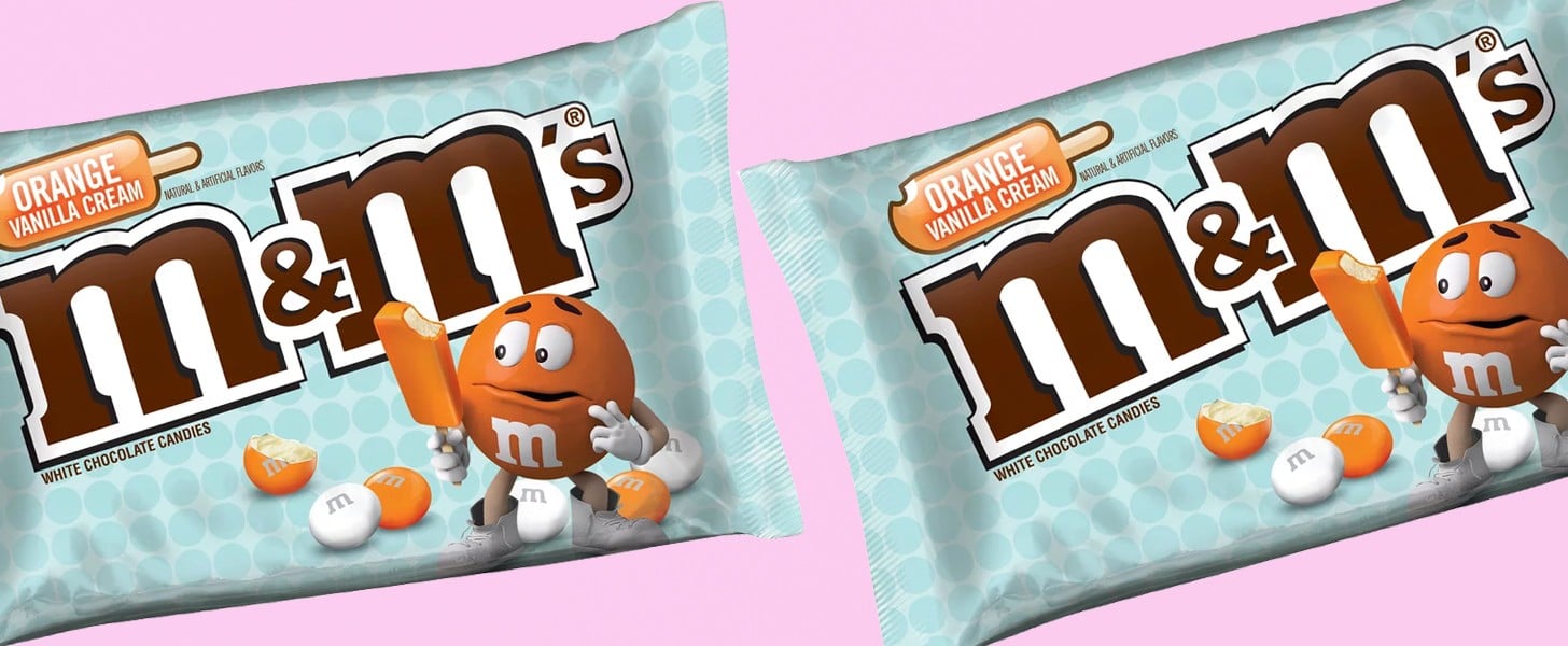 Orange Vanilla Cream M&M's Flavor | PS Food