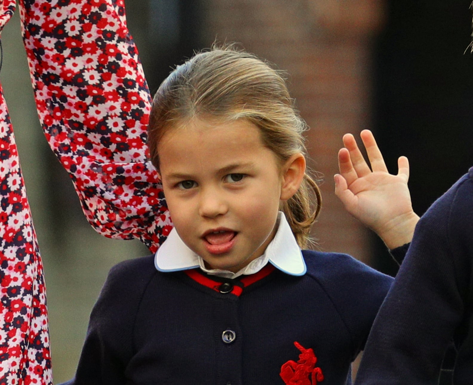 Pictures of Princess Charlotte Waving | PS Celebrity
