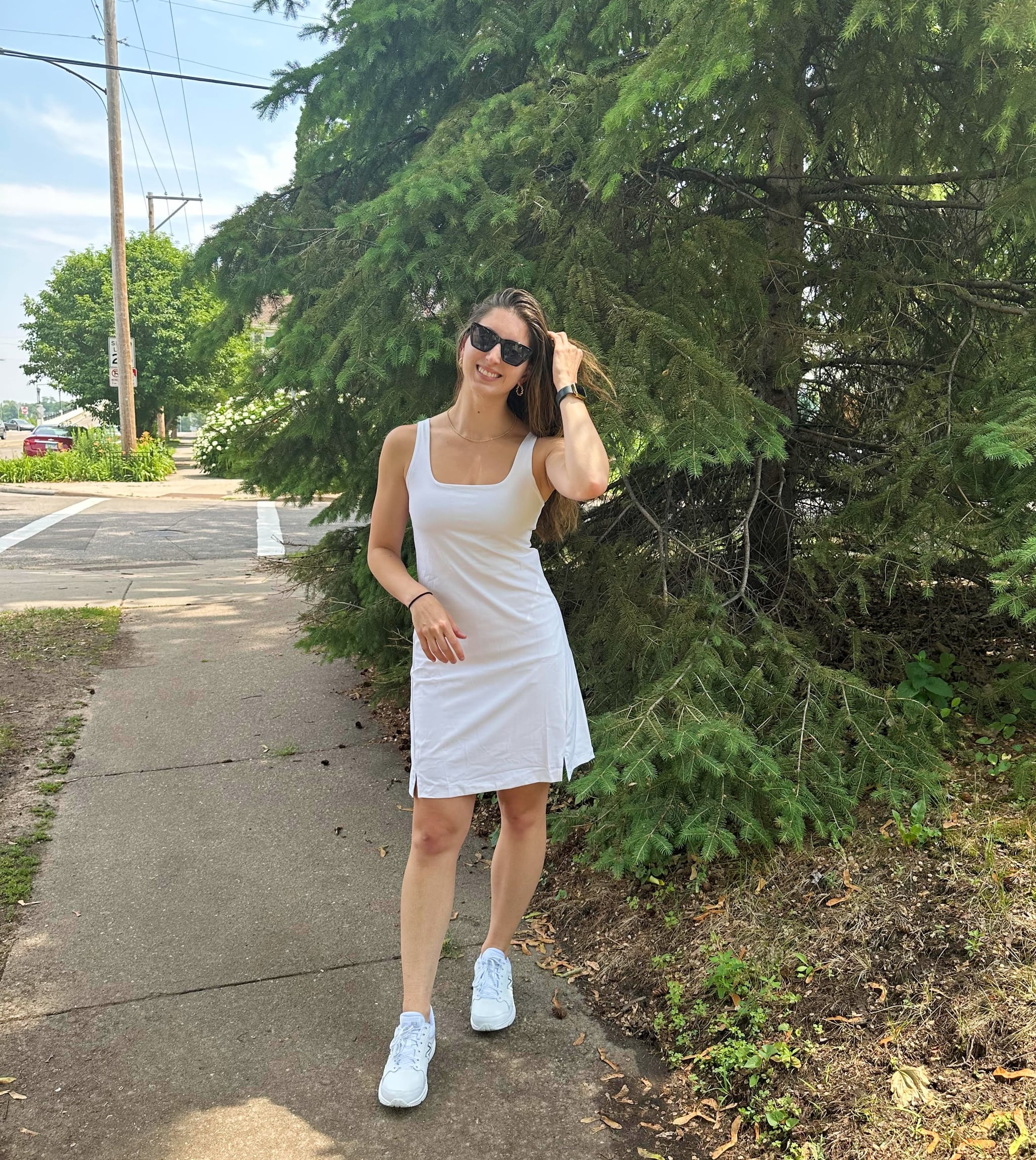 Old Navy PowerSoft Sleeveless Support Dress | Editor Review | POPSUGAR ...