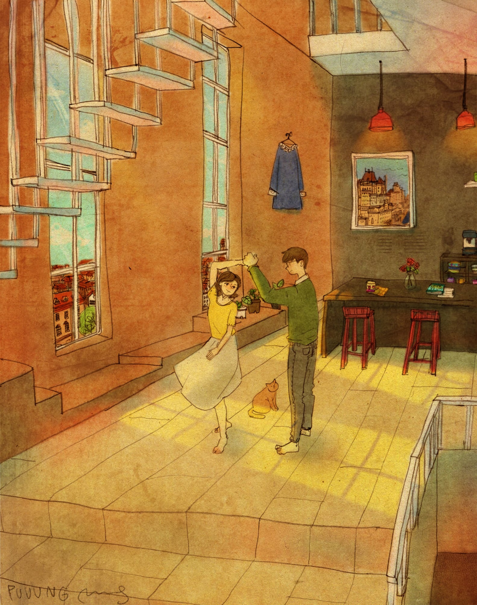 Korean Artist Puuung's Relationship Art | PS Love