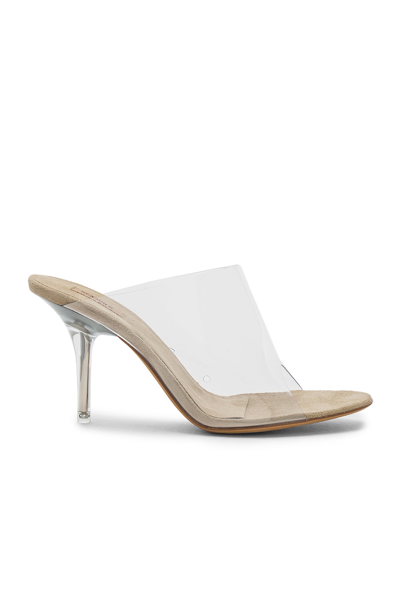 Kim Kardashian Wearing Yeezy Clear Heels | PS Fashion