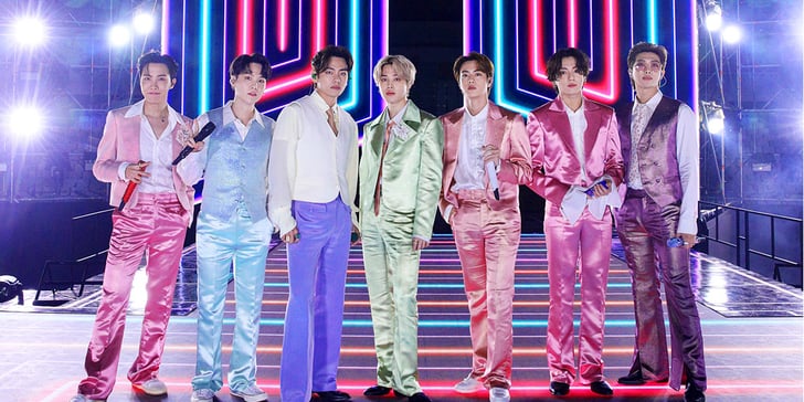 BTS's Rainbow Suits at the AMAs | POPSUGAR Fashion UK