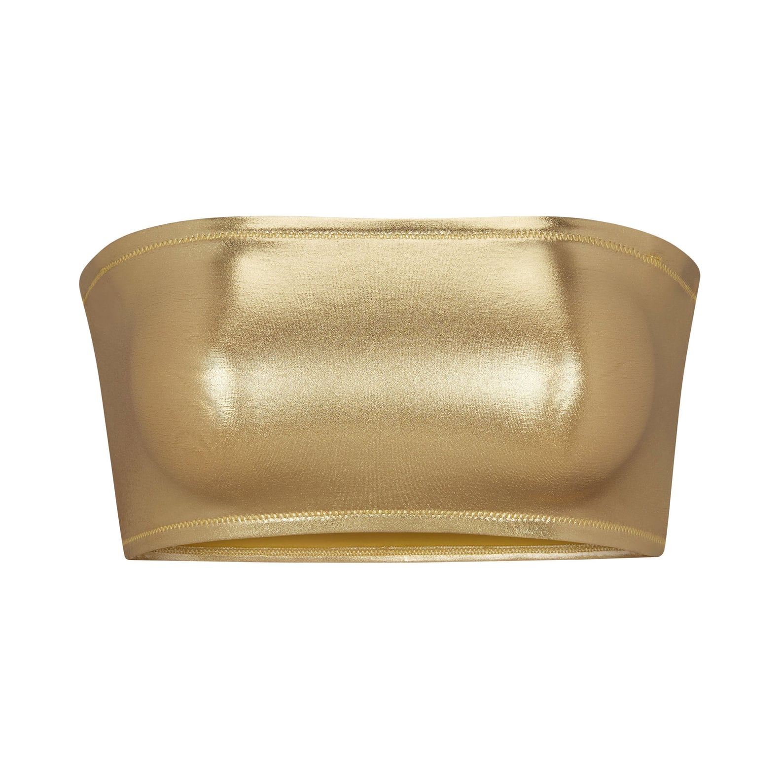 See Kim Kardashian Model the Skims Metallic Swim Collection | PS Fashion