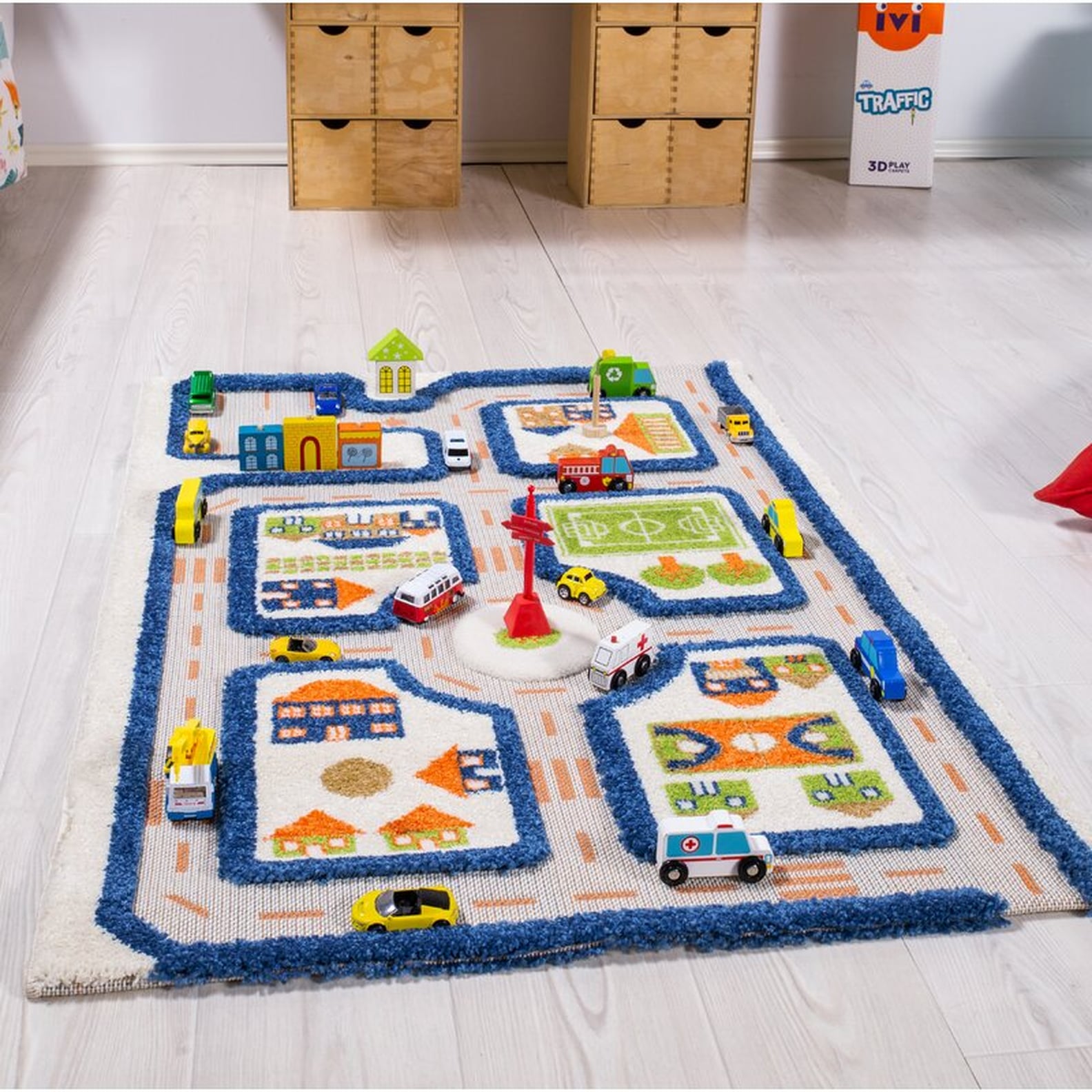 IVI 3D Play Rugs For Kids in City, Playhouse, & More Styles | PS Family